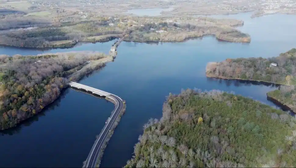 Drone Footage Captures Green Lane Reservoir in Beautiful Video