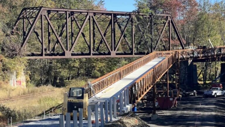 A Bridge Now Connects the Schuylkill River Trail Between Hamburg and Auburn